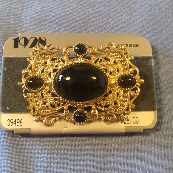 1928 | Jewelry | Vintage 928 Black Cab Brooch | Poshmark